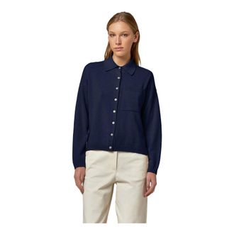 Alpha Studio Damen, Strickwaren, Blau, LGr&ouml;&szlig;e