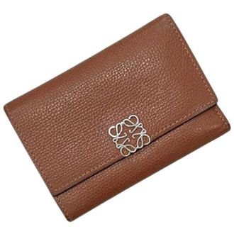 Loewe Portefeuille Pre-owned (tri-pli) - Femme - Pre-owned - Brun - Taille: ONE Size