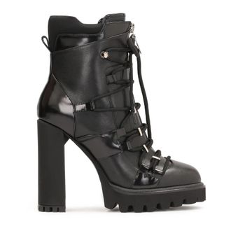 Kazar Avantgarde Booties mit Dekorativer Schn&uuml;rung.Dieses Produkt f&auml;llt klein aus. - - Shoes - Damen - Schwarzk - 35 EU