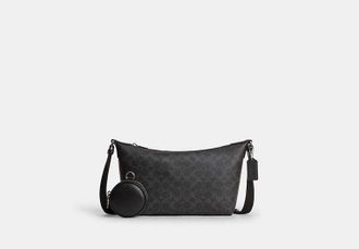 Coach Kleine Finn Umh&auml;ngetasche Mit Beutel Aus Signature-Canvas