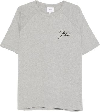 Rhude Homme, Tops, Gris, Taille: L T-Shirt Col Rond