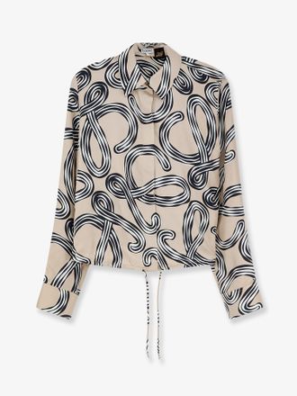 Loewe Paulas Ibiza - Printed silk shirt - LOEWE - gender_Woman