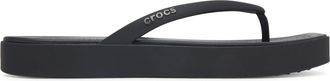 Crocs Zehentrenner Crocs Miami Square Flatform Flip 214161 Schwarz