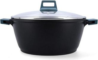 Quid 5427930 Kochtopf, Aluminium, Schwarz