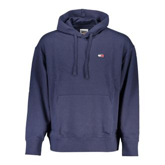 Tommy Hilfiger Homme, Sweatshirts et sweats &agrave; capuche, Bleu, Taille: S Sweat &agrave; capuche bleu avec application logo