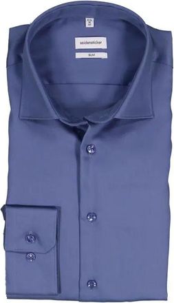 Seidensticker Seidensticker Herren Hemd blau