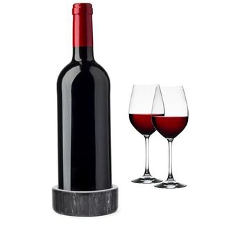 Fox Run 48757 Weinflaschenständer aus schwarzem Marmor, 12,7 x 12,7 x 5,1 cm