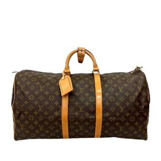 Louis Vuitton unisex, Pre-owned, Brun, Taille: ONE Size Sac de voyage en tissu Pre-owned