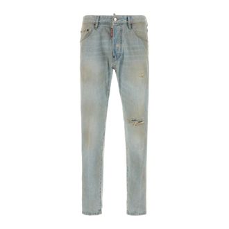 Dsquared2 Homme, Jeans, Bleu, Taille: XL Teddy Jeans