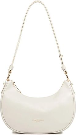 Lancaster Femme, Sacs, Beige, Taille: ONE Size Zipped Satchel S Donna Aria