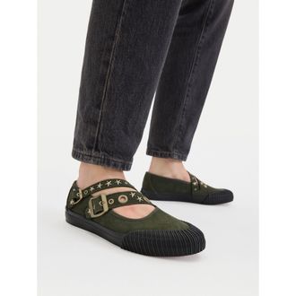 Vans Halbschuhe Vans Mary Jane Straps VN000D9AOLV1 Gr&uuml;n