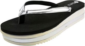 Siebi&acute;s Bilbao Zehentrenner modischer Flip mit Plateau Damen: Gr&ouml;&szlig;e: 40 | Farbe: Schwarz