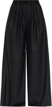 Max Mara Pantalon en Laine Mxsvetrino - Femme - Pantalons - Noir - Taille: 34 FR