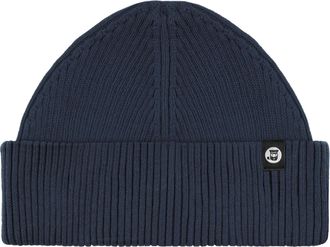 Hanseheld Strickm&uuml;tze Seeb&auml;r Rippstrick Blau Dockerm&uuml;tze Baumwolle GOTS Organic | Seemannsm&uuml;tze | Baumwolle | Rippstrick | Bio | Made in Germany