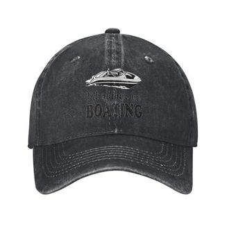 Generic Je Pr&eacute;f&eacute;rerais &Ecirc;tre sur Un Bateau Femme Homme Casquette Trucker Confortable Casquette De Baseball sans D&eacute;formation Chapeau pour Golf Running Voyage