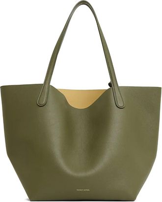 Mansur Gavriel Everyday Shopper aus weichem Leder - Grün