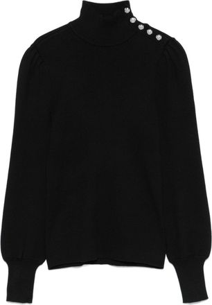 Lauren Ralph Lauren pull nervuré - Noir