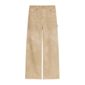 Amiri Wide-Leg Jeans - - Jeans - Damen - Beige - W25