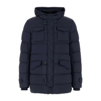 Herno Navyblaue Daunenjacke f&uuml;r M&auml;nner - - Jackets - Herren - Blau - M