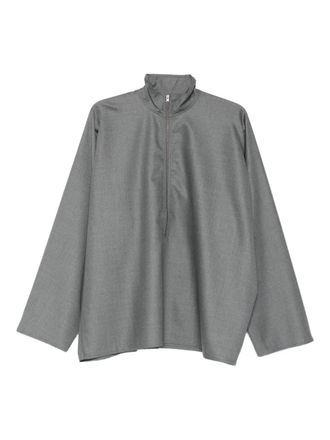 Sofie D'Hoore blouse &agrave; col zipp&eacute; - Gris