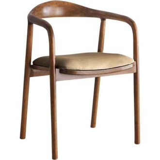 Asir Group LLC Asir Group Llc - Chaise en bois et velours Bear