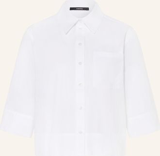 someday Someday Hemdbluse Zarba Bold Mit 3/4-Arm weiss