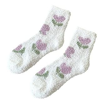 Generic Chaussettes Chaussons Femme Chaussette Hiver Chausson Homme Noel 39 42 Cadeau De Pantoufles Grosses Anti Dérapantes Foot Robe Chambre Polaire Antidéra