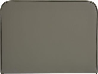 IDIMEX Kopfteil Ariela 90 cm gepolstert, grau - Headboard mit Wandbefestigung und Kunstlederbezug, Bequeme Bettrückwand für Einzelbett