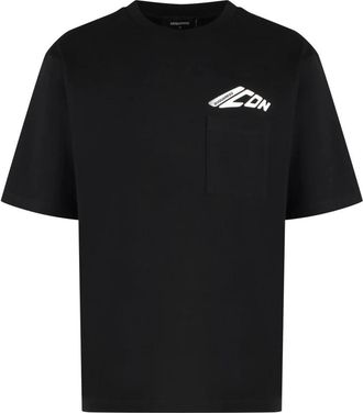 Dsquared2 Homme, Tops, Noir, Taille: XL T-shirt ras du cou en coton