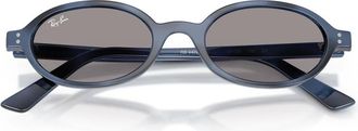 Ray-Ban unisex, Accessoires, Bleu, Taille: 51 MM Rb4472 Khal Lunettes de soleil