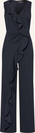 Vera Mont Jersey-Jumpsuit Mit Volants blau