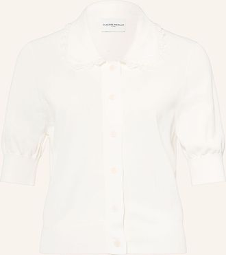 Claudie Pierlot Claudie Pierlot Strickjacke Mit Spitze weiss