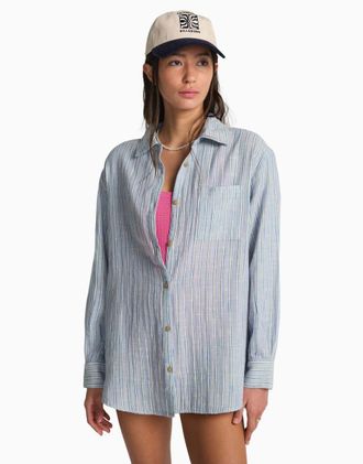 Billabong Wanderer - Chemise &agrave; manches longues - Bleu cr&eacute;puscule