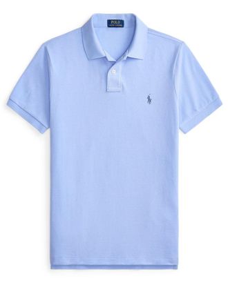 Ralph Lauren Piqu&eacute;-Poloshirt mit Logo-Stickerei, Custom Slim Fit in
