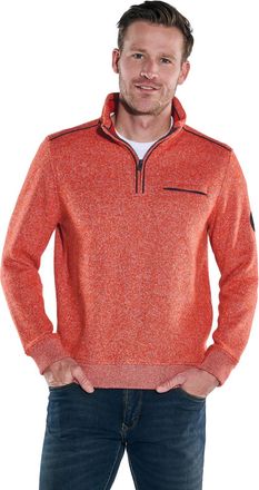 Engbers Herren Herren Sweatshirt mit Stehkragen, Orange, 39529, Orange in Gr&ouml;&szlig;e 4XL