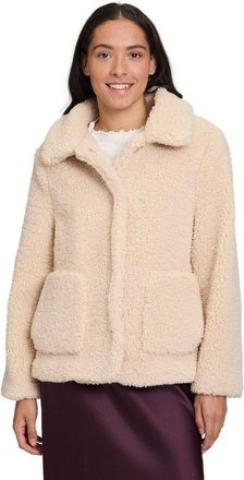 Cartoon Plüschjacke Damen Plüschjacke mit Kragen