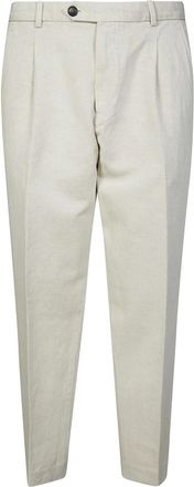 Circolo 1901 Homme, Pantalons, Beige, Taille: M Pantalone Formal Skewed Weft