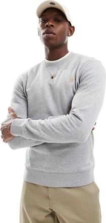 Farah Tim - Sweatshirt in Kalkgrau mit Rundhalsausschnitt