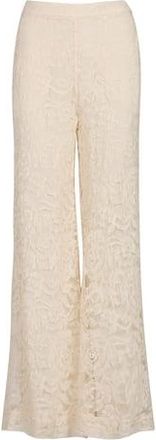 Zimmermann Pantalon en dentelle &agrave; taille haute