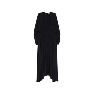 Lanvin Femme, Robes, Bleu, Taille: 36 FR Robe Fourreau en Charmeuse