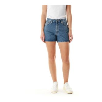 Nudie Jeans Damen, Shorts, Blau, W24Gr&ouml;&szlig;e