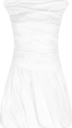 SIMKHAI Femme, Robes, Blanc, Taille: 34 FR Salina Cotton Bubble Mini Dress