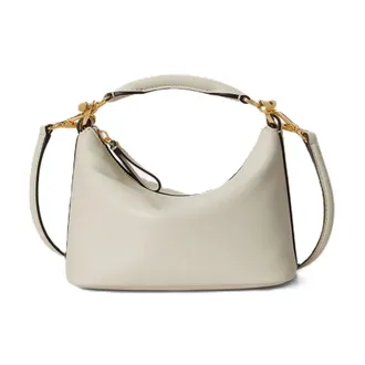Ralph Lauren Femme, Sacs, Beige, Taille: ONE Size Blke Mini Sh-Shoulder Bag-Small-Soft Nappa