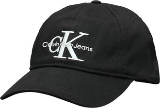 Calvin Klein Herren Cap Monogram Basecap, Schwarz (Black), Einheitsgr&ouml;&szlig;e