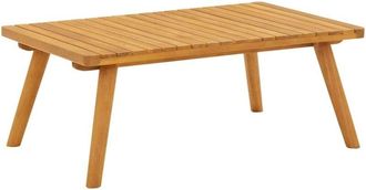 vidaXL Prolenta Premium Garten-Couchtisch 90x55x35 cm Massivholz Akazie