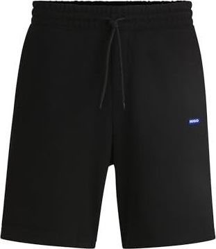 HUGO BOSS Hommes Nasensio Short en Molleton de Coton avec &eacute;cusson logot&eacute;