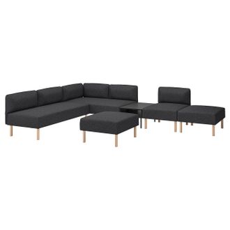 IKEA LILLEHEM 6er-Sitzelement mit Ablage