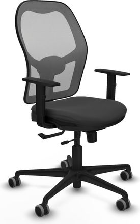 Piqueras y Crespo B&uuml;rostuhl mit 1D-Armlehnen, h&ouml;henverstellbare Lendenwirbelst&uuml;tze, ausgestattet mit Syncro/Traslack und eingespritztem Schaum. Mit Rollen von 65 mm, Pa