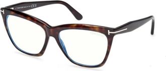 Tom Ford Femme, Accessoires, Brun, Taille: 56 MM Optical Frame
