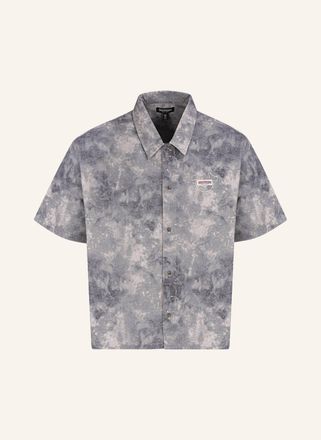True Religion Kurzarmhemd Aop grau